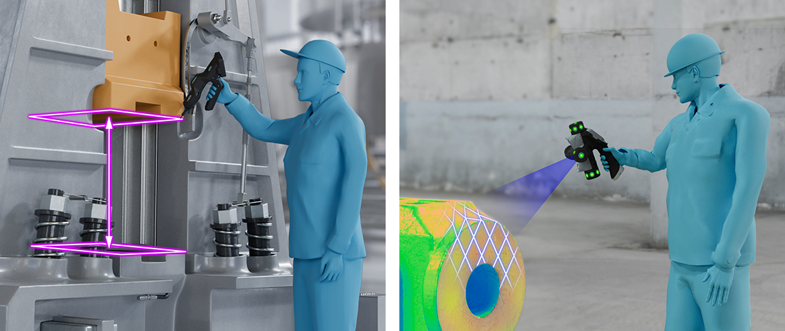 Portable Handheld 3D Probing and Scanning System | Wide Area CMM WM ...