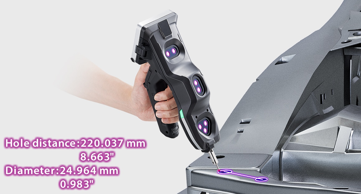 Portable Handheld 3D Probing and Scanning System | Wide Area CMM WM-6000 | KEYENCE America