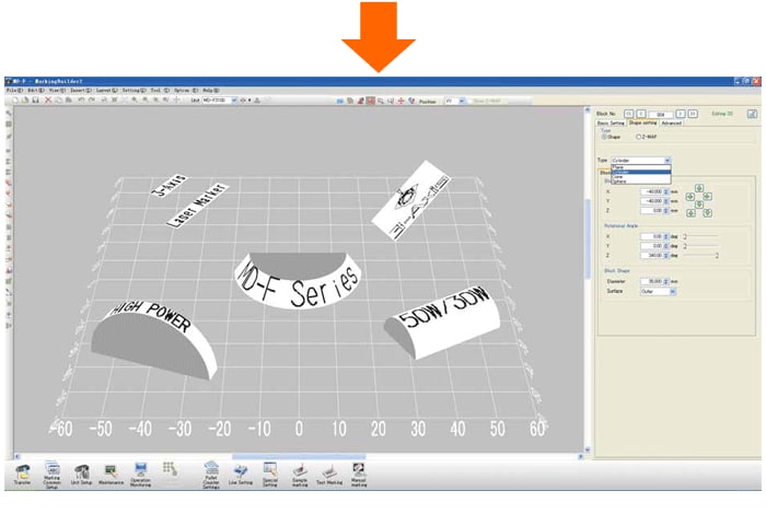 Marking Builder 2 Software Interface : MD-F series | KEYENCE America