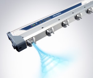Static Elimination Bars, Fans, Nozzles and Guns | KEYENCE America